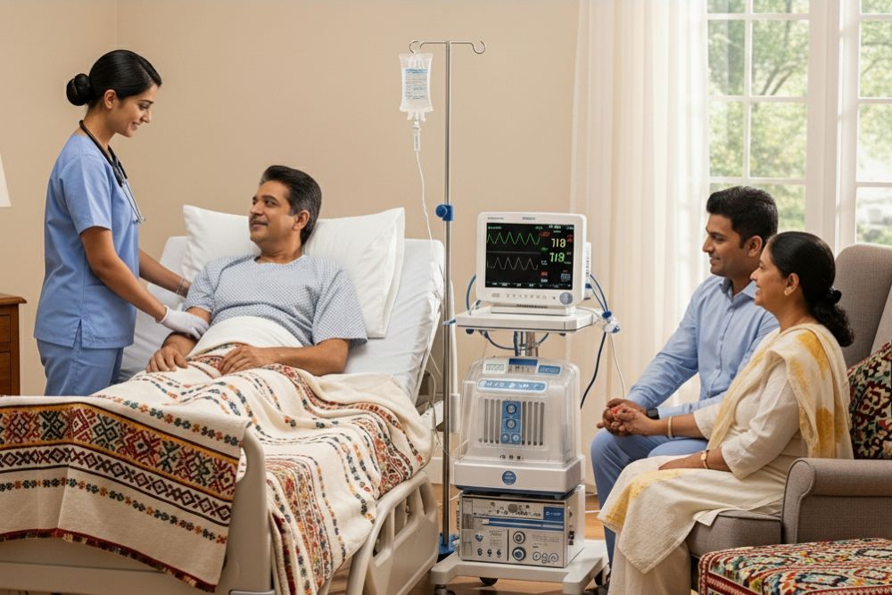 ICU setup at home Bangalore - Ashok Home Healthcare Services